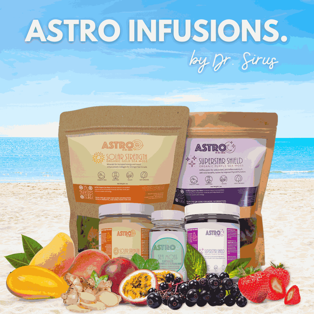 Fruit Infused Sea Moss Gel 16.oz - Astro Brand – Astro Brand